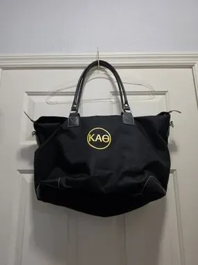 Kappa Alpha Theta | Bags | Kappa Alpha Theta Sorority Black Tote Bag ...